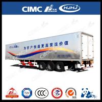 China CIMC HUAJUN Side Curtain Semi Trailer Truck Trailer Steel 13750*2500 CN HEN 50ton Ce for sale