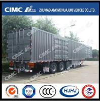 China CIMC HUAJUN Side Curtain Semi Trailer Truck Trailer Steel 13750*2500 CN HEN 50ton Ce for sale
