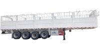 China CIMC HUAJUN 60 Ton High Side Board Fence Semi Transport Trailer with CE Certification for sale