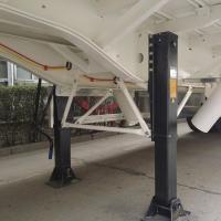 China CIMC HUAJUN Trailer Curtain Tensioner 3 Axles 40 ft Drop Deck for Dry Cargo Transport for sale