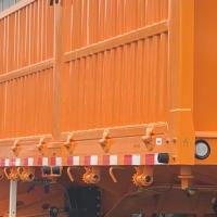 China Myanmar Market 3 Axles 4 Axles Flatbed Cargo Semi Trailer with Side Wall and JOST/FUWA 28T Landing Gear for sale