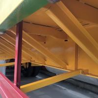 China 10.00R20/ 11.00R20/ 12R22.5 Tires 60 Ton Van Semi Trailer with Dual Line Braking System for sale