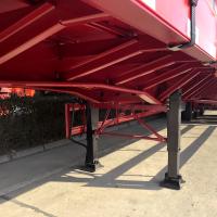 China 60 ton Max Payload Tri-axle Dry Van Type Box Semi Trailer for Cargo Transport for sale