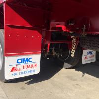 China 60 ton Max Payload Tri-axle Dry Van Type Box Semi Trailer for Cargo Transport for sale
