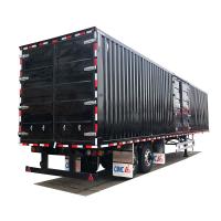 China Foot Dry Van Container Semi-Trailer Equipped with 10.00R20/ 11.00R20/ 12R22.5 Tires for sale