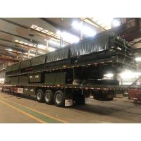 China CIMC HUAJUN 3 Axles Cargo Truck Trailer Sales Tare Weight 7.5 Ton 13000*2500*3650mm for sale