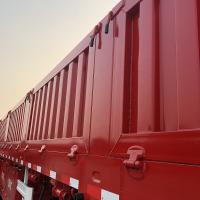 China CIMC HUAJUN 2021New 3 Axles Cargo Transport Semi Trailer for Truck Capacity 60 Tons for sale
