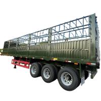 China Cargo Transport 3 Axles Fence Stake Semi Trailer with WABCO Brake System for sale