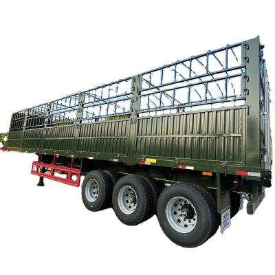 China Cargo Transport 3 Axles Fence Stake Semi Trailer with WABCO Brake System for sale