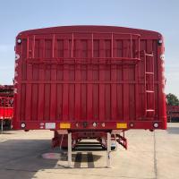 China Truck Trailer Customers Optional Tri-axle Transport Cargo Goods Curtain Fence Semi Trailer for sale