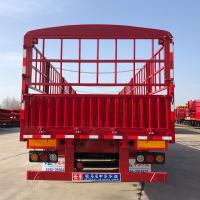 China Truck Trailer Customers Optional Tri-axle Transport Cargo Goods Curtain Fence Semi Trailer for sale
