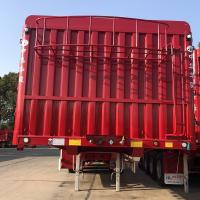 China Standard 28Ton Landing Gear Fence Semi Trailer for Heavy Duty Bulk Transportation Needs for sale