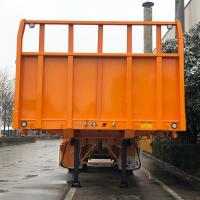 China CIMC HUAJUN 3 Axles Fence Cargo Semi Trailer with Max Payload 25001-30000 kg for sale
