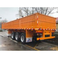 China CIMC HUAJUN 3 Axles Fence Cargo Semi Trailer with Max Payload 25001-30000 kg for sale