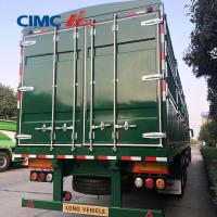 China 13/16 Ton Axle Tri Axles Livestock Fence Cargo Semi Trailer Truck with 11.00r20 Tire for sale