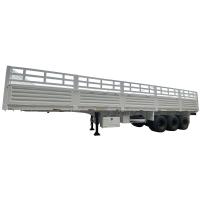 China FUWA 13TON Axle CIMC HUAJUN 3 Axles 13000*2690*1500 White Cargo Semi Trailer for sale