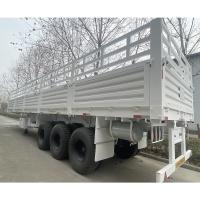 China FUWA 13TON Axle CIMC HUAJUN 3 Axles 13000*2690*1500 White Cargo Semi Trailer for sale