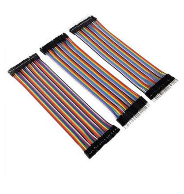 China Custom Male To Female PCB Connector Cable 1P-40P DuPont 2.54mm for sale