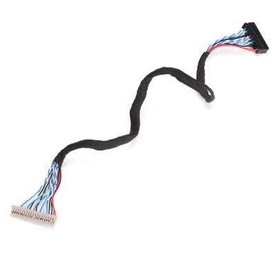 China 30 Pin 2ch 8bits LVDS Connector Cable For LCD Panel Display for sale