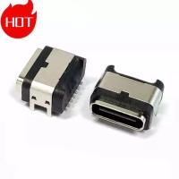 China Waterproof Micro Mini Usb Type C Charging Connector 24pin With Metal Housing for sale