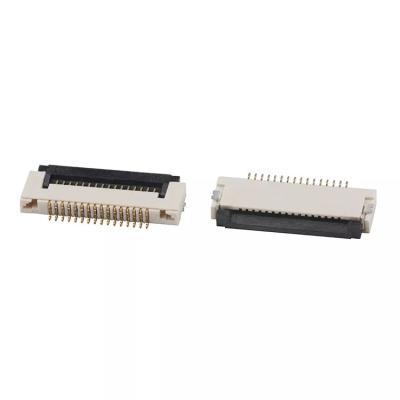 China 1.5H Right Angle 0.5mm Pitch FPC Connector SMT ZIF Type 4-60Pin for sale