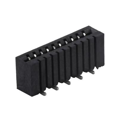 China Black 1.0mm Pitch Reversible Contact Vertical SMT Type FPC Connector Bar To Bar for sale