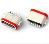 China Professional Manufacturer of Waterproof USB Type C 6P Full SMT Connector IP67 USB 3.1 SMD Connector for sale