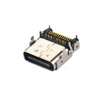 China 24PIN USB 3.1 Type C Female Hybrid Right-Angle Receptacle Connector for Phone Charging and Fast Data Transfer for sale