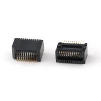 China SFP SMT PCB Mount Fiber Optic Connector 20Pin SFP+ Cage Insulator Module Connector for sale