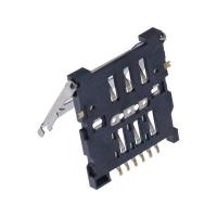 China 6P Micro SD Card Memory Connector SD / TF Socket for sale