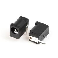 China 3-PIN DIP Right Angle RCA Brass DC Power Jack Nylon Fabric Housing 30V 1A AudioVideo Female Connector for sale
