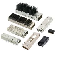 China SFP Port Connector Metal EMI Without Light Pipe Press-Fit Type 1X1 SFP Cage for sale