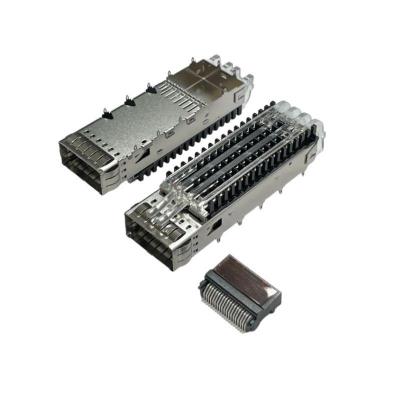 China High Speed SFP / SFP+ / QSFP28 Cage & Pluggable Connectors for sale