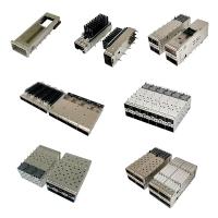China High Speed SFP / SFP+ / QSFP28 Cage & Pluggable Connectors for sale
