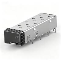 China 1x1 Cage Assembly Press-Fit EMI Shielding Housing for Network Switch Server PCB Transceiver Port for sale