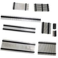 China 2.54mm Swiss Machine Rounded Female Header 4pin 16pin 20pin 32pin 40pin Round Pin Strip Dual Single Row Connector Plug Socket for sale
