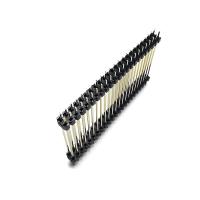 China 1.27mm Right Angle Pitch Single Double Row 40 Stick PCB Pin Female Pin Header Connector for sale