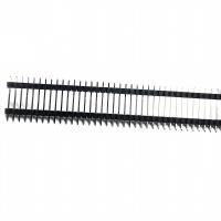 China 1.27mm Right Angle Pitch Single Double Row 40 Stick PCB Pin Female Pin Header Connector for sale