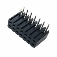 China Customized 2.54mm Pitch Female Headers, Two-Row for Industrial Automation Control System for sale