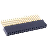 China 2.54mm Double Row 2x20 Pin PCB Female Header for sale