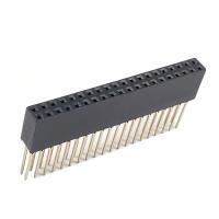 China 2.54mm Double Row 2x20 Pin PCB Female Header for sale