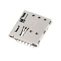China Ultrathin Nano SIM Card Connector 7-Pin Push-Push Type PCB SMT SIM Card Holder Low Profile 1.37 Height USB Connector for sale