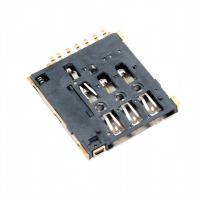 China Ultrathin Nano SIM Card Connector 7-Pin Push-Push Type PCB SMT SIM Card Holder Low Profile 1.37 Height USB Connector for sale