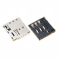 China Ultrathin Nano SIM Card Connector 7-Pin Push-Push Type PCB SMT SIM Card Holder Low Profile 1.37 Height USB Connector for sale
