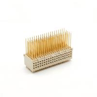 China BTB 95 Pin Female Copper Alloy Press-fit Type Fish-eye Header Connector High-Speed Server Mainboard 1.5A 12V for sale