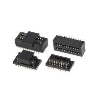 China BTB Double Slot 0.8MM Vertical SMT Board-to-Board Connector Male & Female 4.0H-8.5H PCB Board Socket for sale