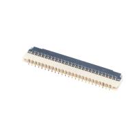 China 0.3mm Pitch 1.0H Clamshell Type FFC FPC Connector Double Row Needle with White Glue for LCD Screen Flat Socket for sale