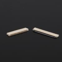 China 0.3mm Pitch 1.0H Clamshell Type FFC FPC Connector Double Row Needle with White Glue for LCD Screen Flat Socket for sale