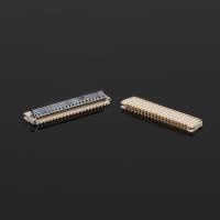 China 0.3mm Pitch 1.0H Clamshell Type FFC FPC Connector Double Row Needle with White Glue for LCD Screen Flat Socket for sale