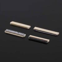 China 0.3mm Pitch 1.0H Clamshell Type FFC FPC Connector Double Row Needle with White Glue for LCD Screen Flat Socket for sale